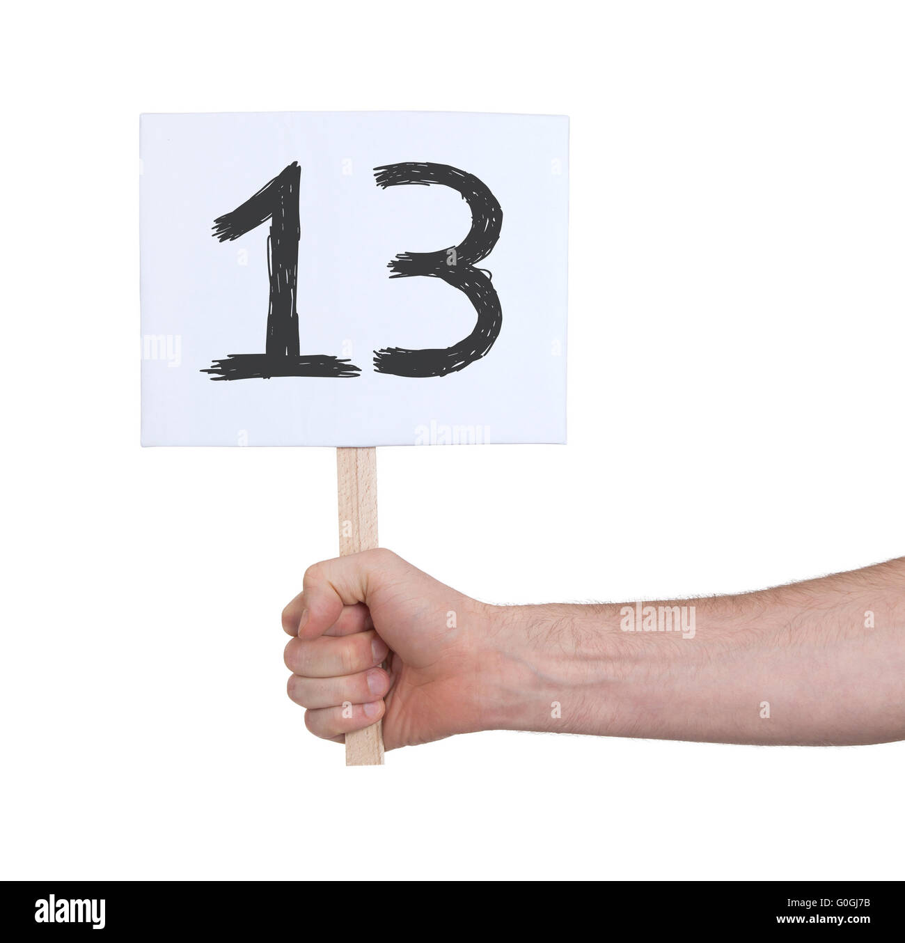 13 number Cut Out Stock Images & Pictures - Alamy