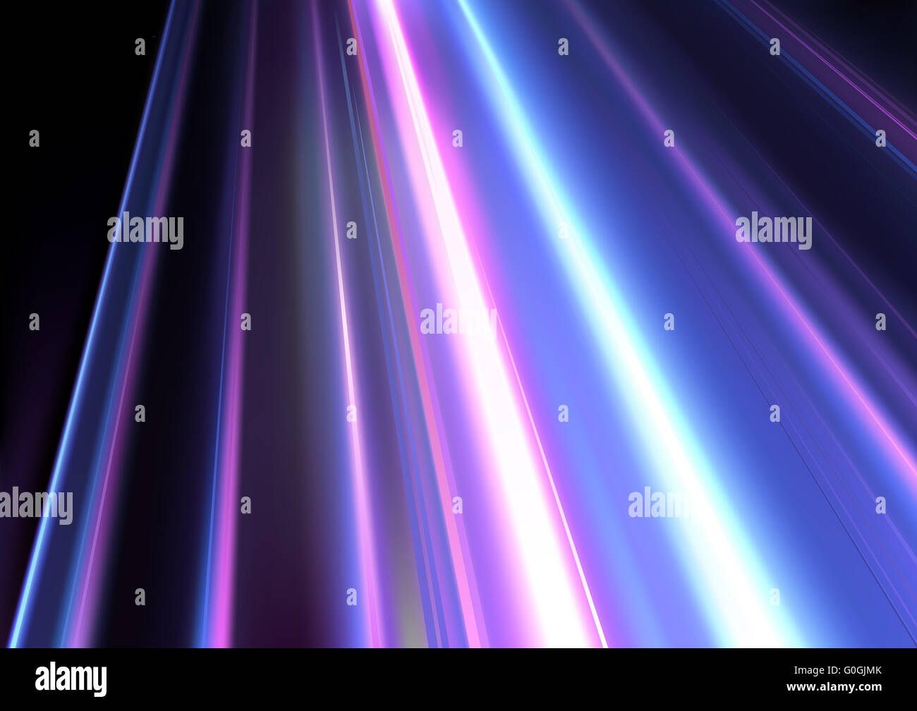 Colored Light beams Stock Photo - Alamy