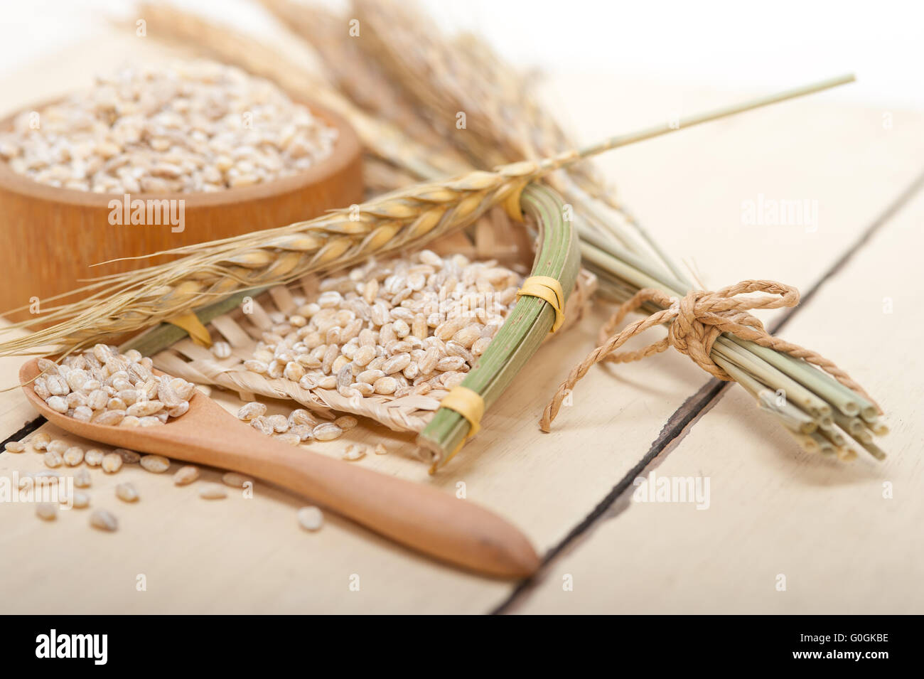 organic barley grains Stock Photo - Alamy