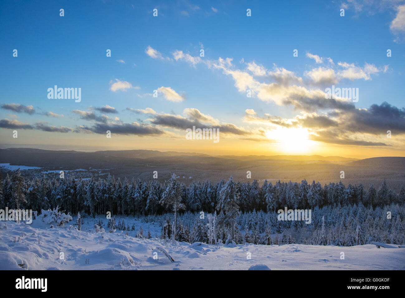 Winter in the Mountain Stock Photo - Alamy