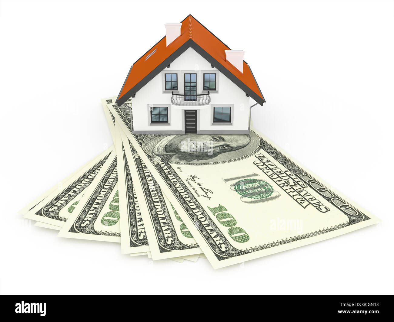 house and money Stock Photo - Alamy