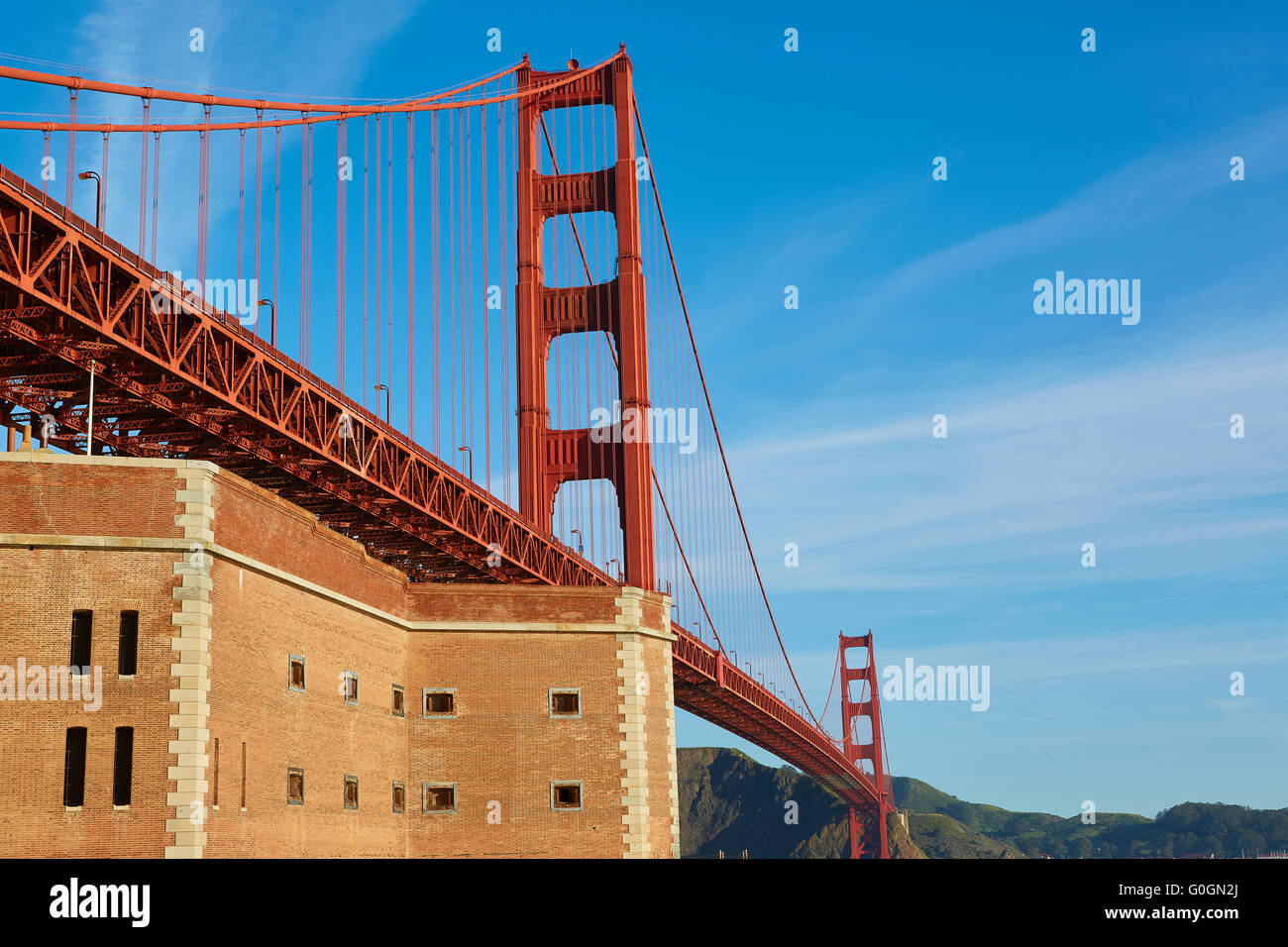 Golden Gate Bridge And Fort Point Stock Photo - Alamy