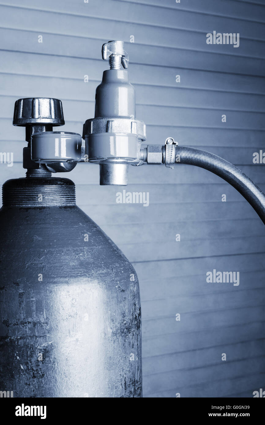 gas cylinder close up Stock Photo - Alamy