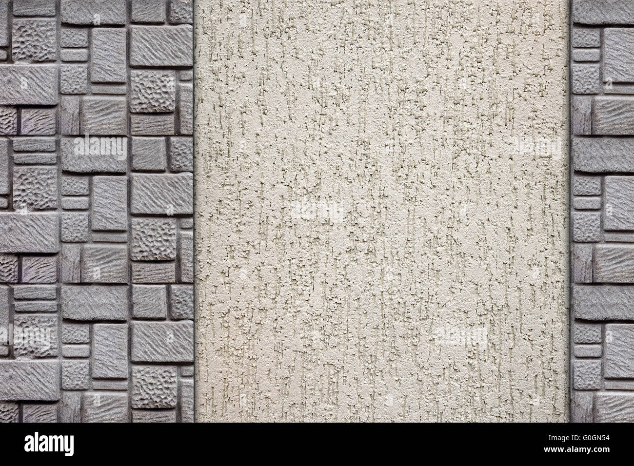 background with a stone border and copy space Stock Photo - Alamy