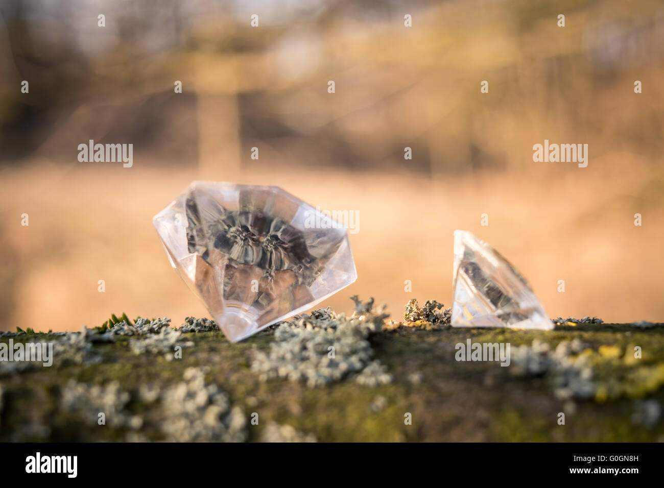 Diamonds in nature Stock Photo - Alamy