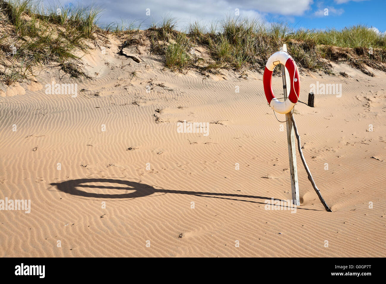 Life-Saver on the Beach Stock Photo - Alamy