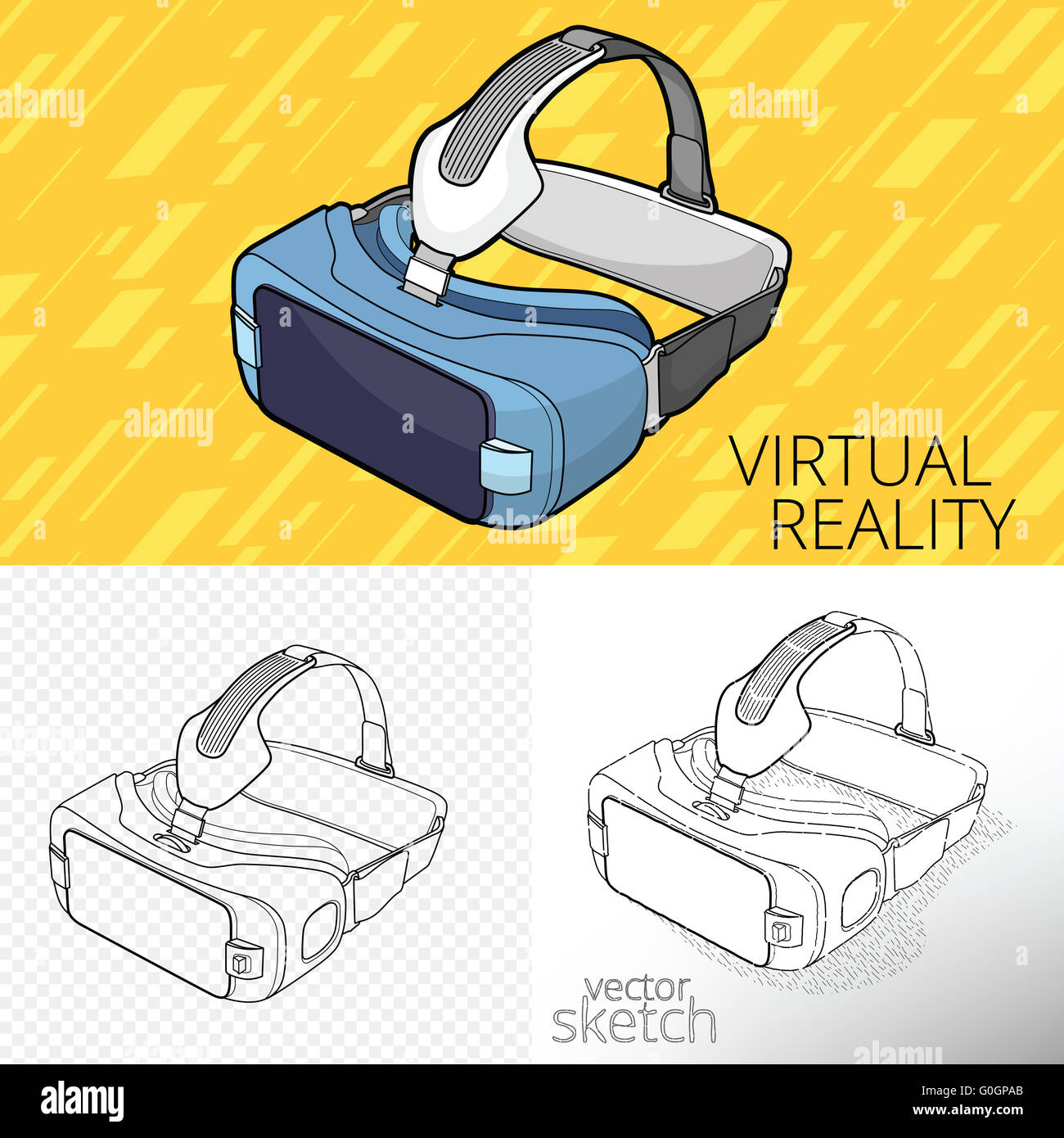Virtual reality VR Stock Photo - Alamy