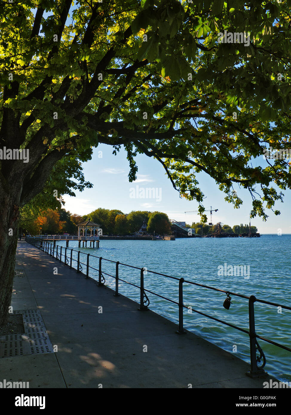 Promenade at Lake Constance - Bregenz Stock Photo - Alamy