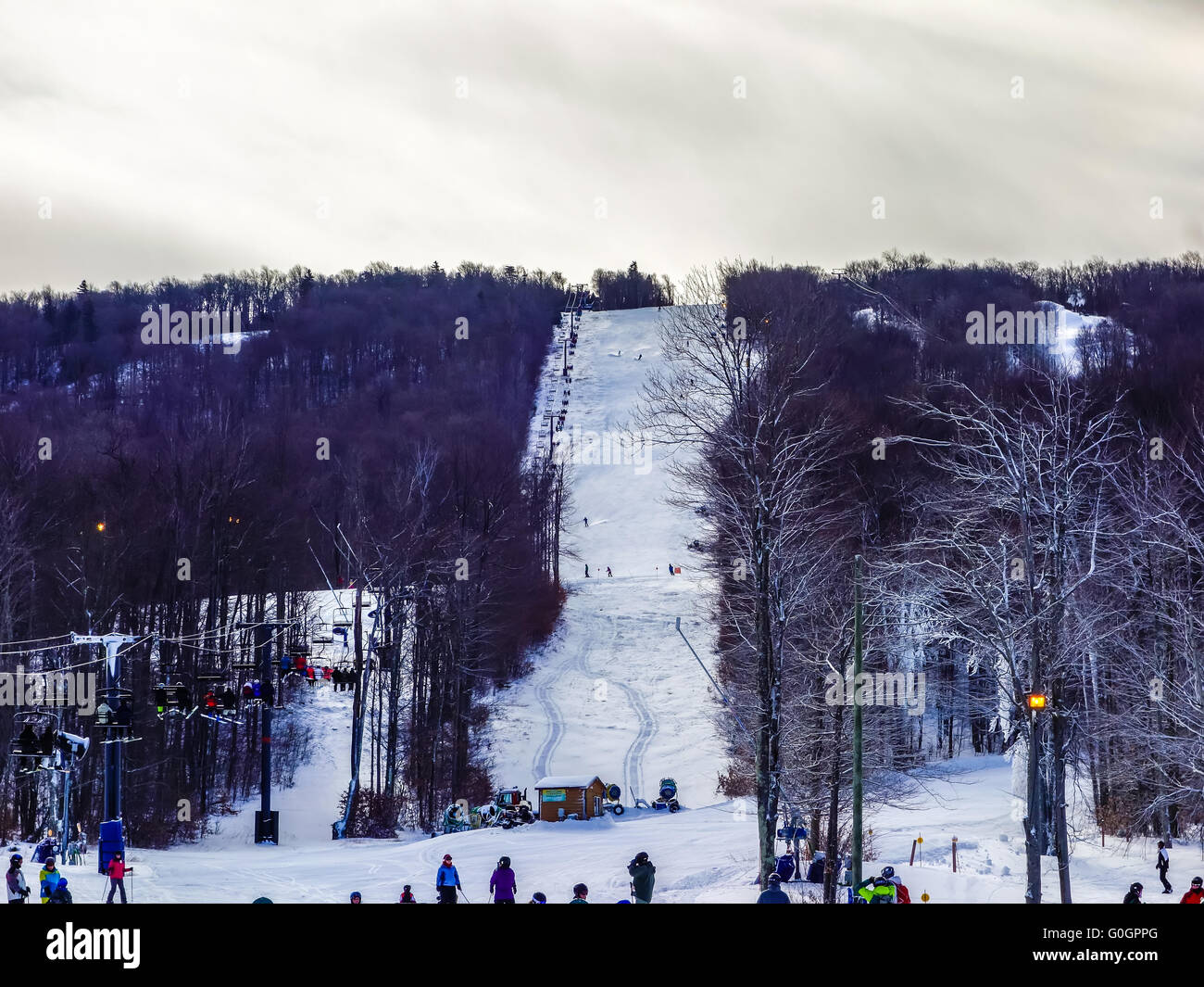 beautiful winter landscape at timberline west virginia Stock Photo - Alamy