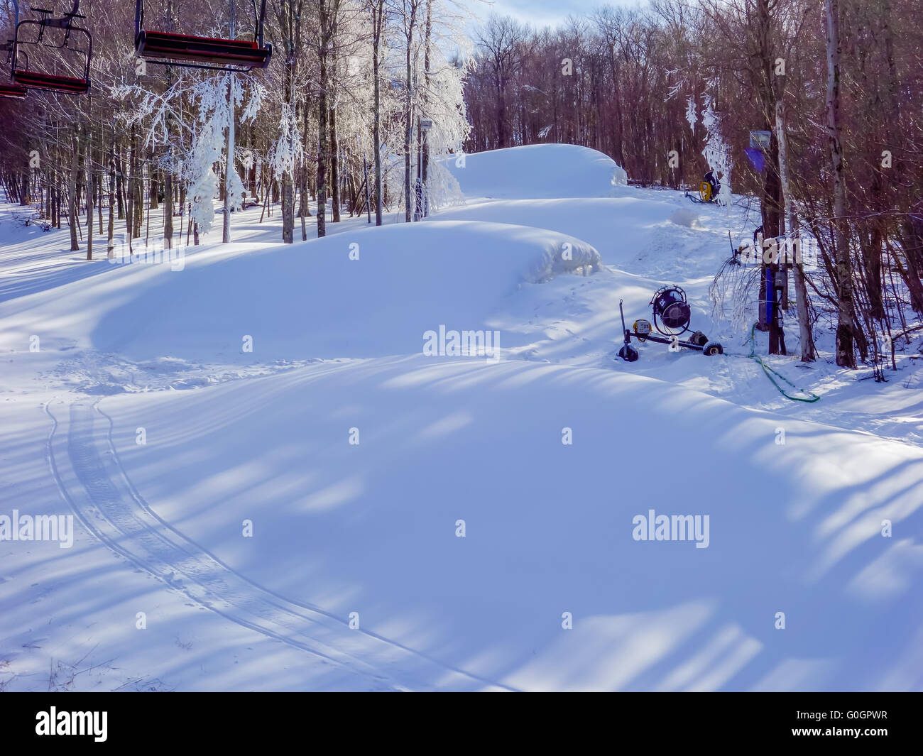 scenery around timberline ski resort west virginia Stock Photo - Alamy