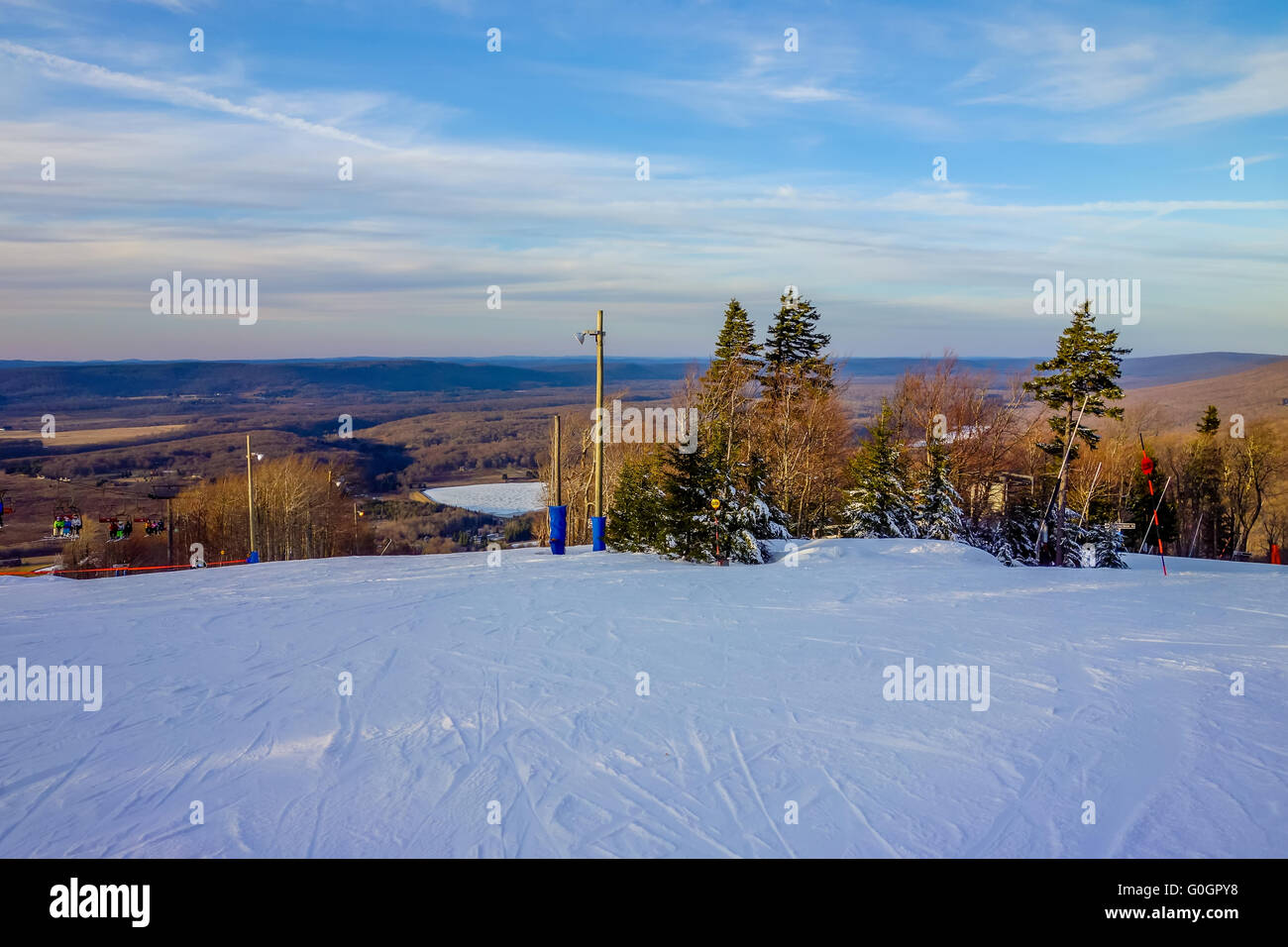 beautiful winter landscape at timberline west virginia Stock Photo - Alamy