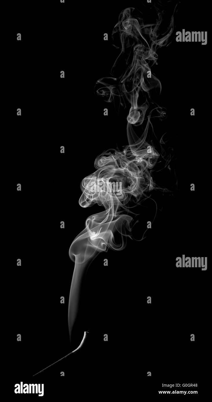 Abstract light smoke on a dark background Stock Photo - Alamy