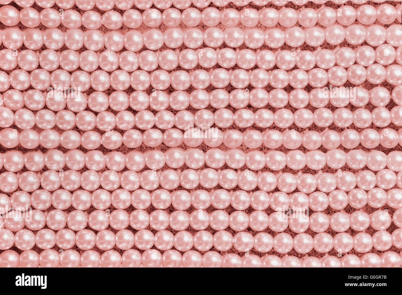 background string of large pink pearls closeup Stock Photo - Alamy