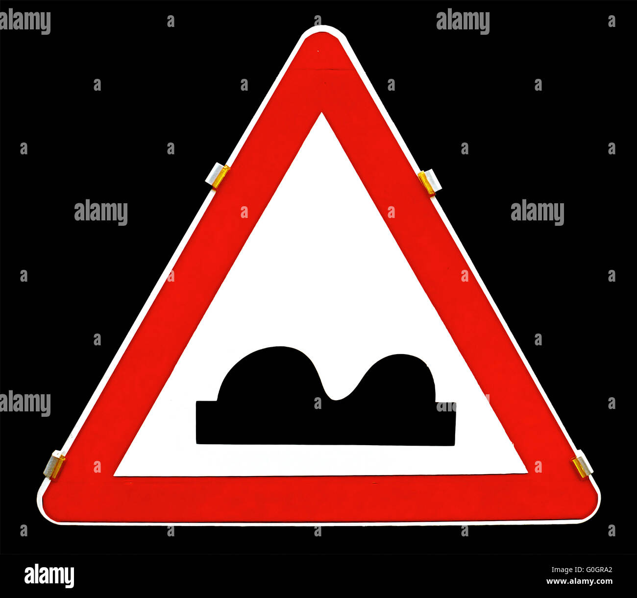Road sign warning uneven surface hi-res stock photography and images ...