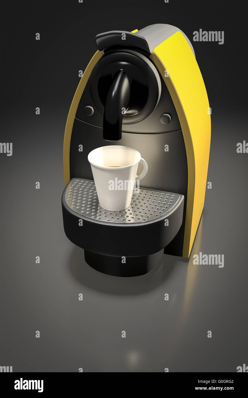 modern coffee machine Stock Photo - Alamy