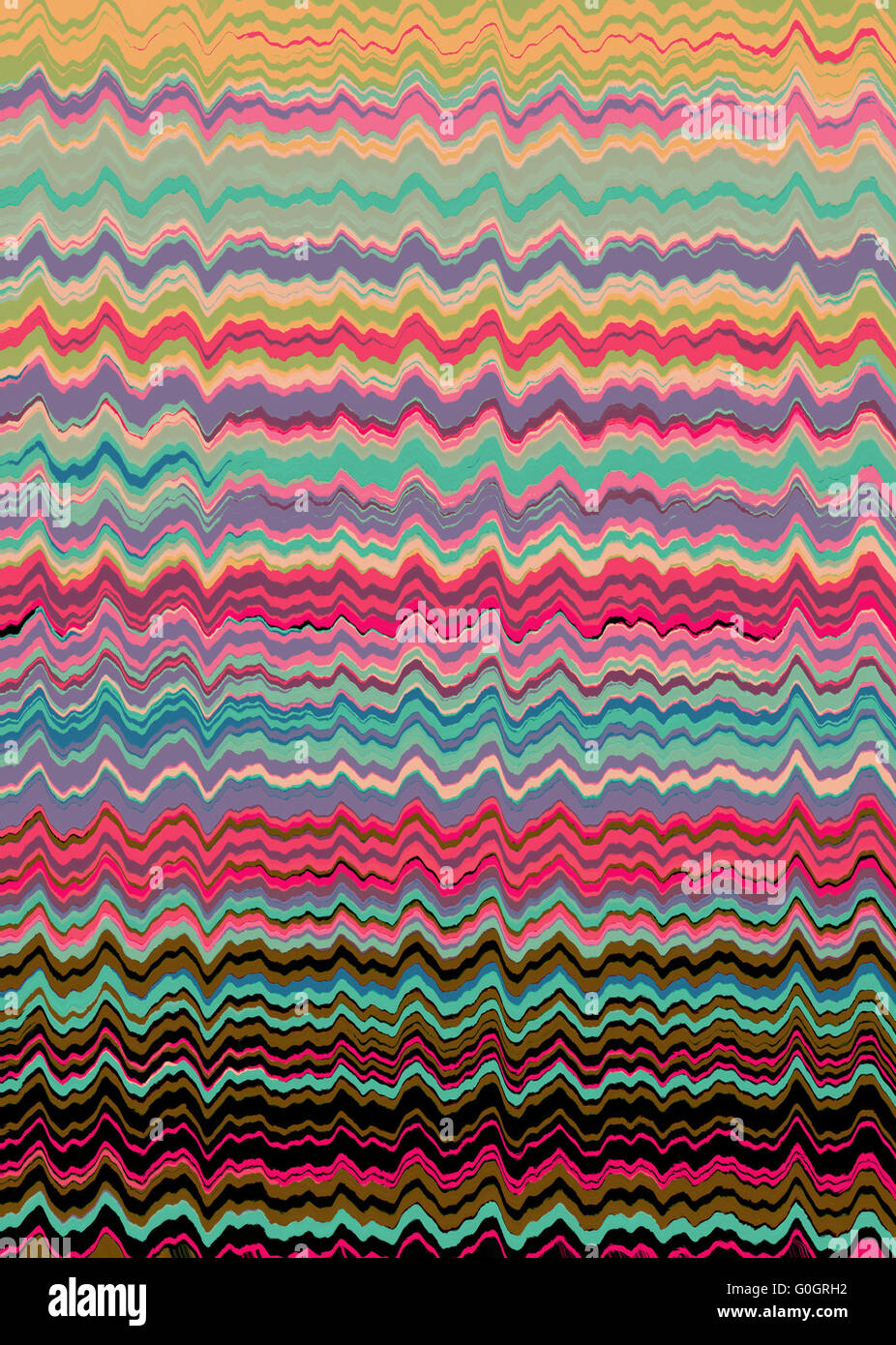 Retro distorted lines background Stock Photo - Alamy