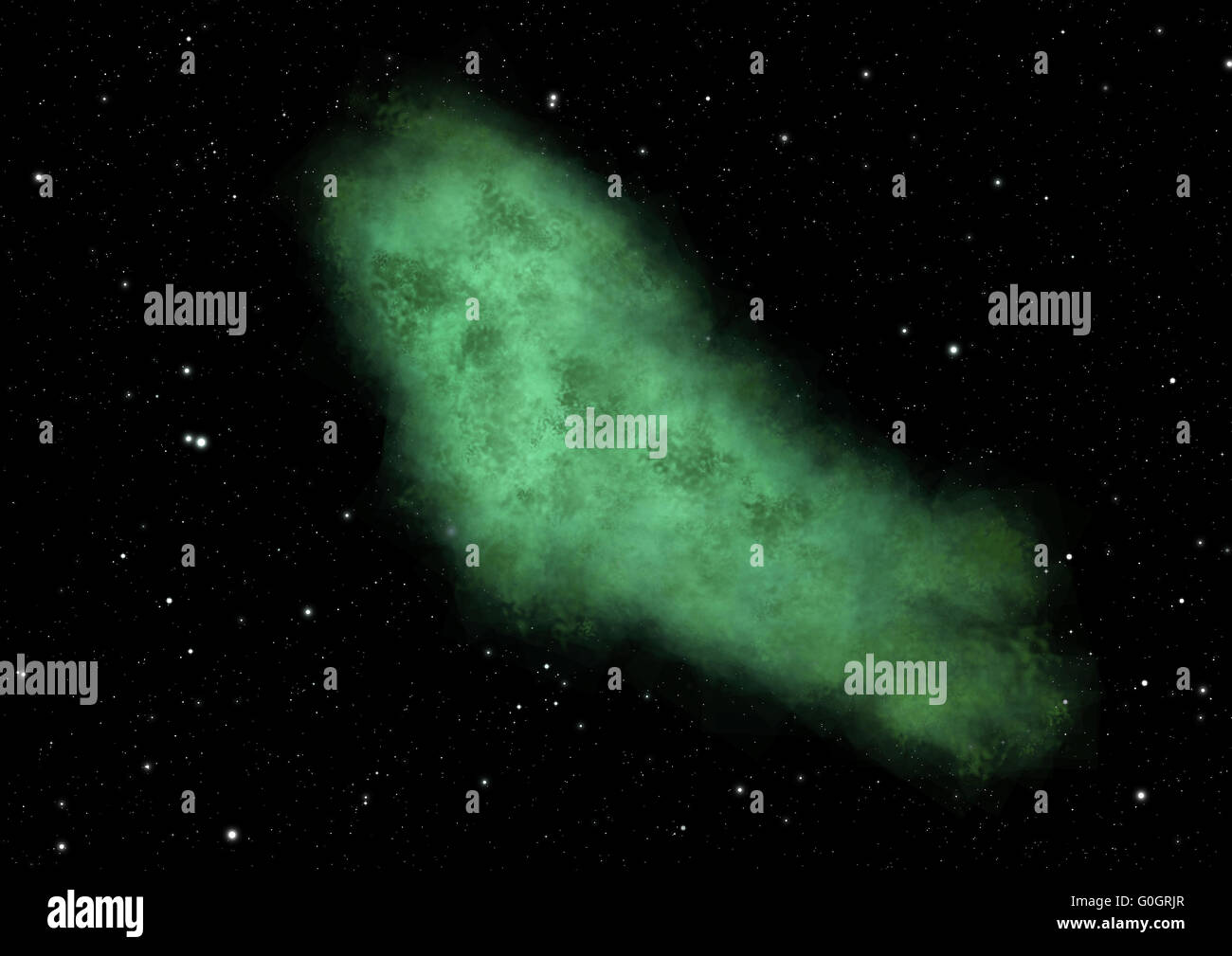 Being shone nebula Stock Photo - Alamy