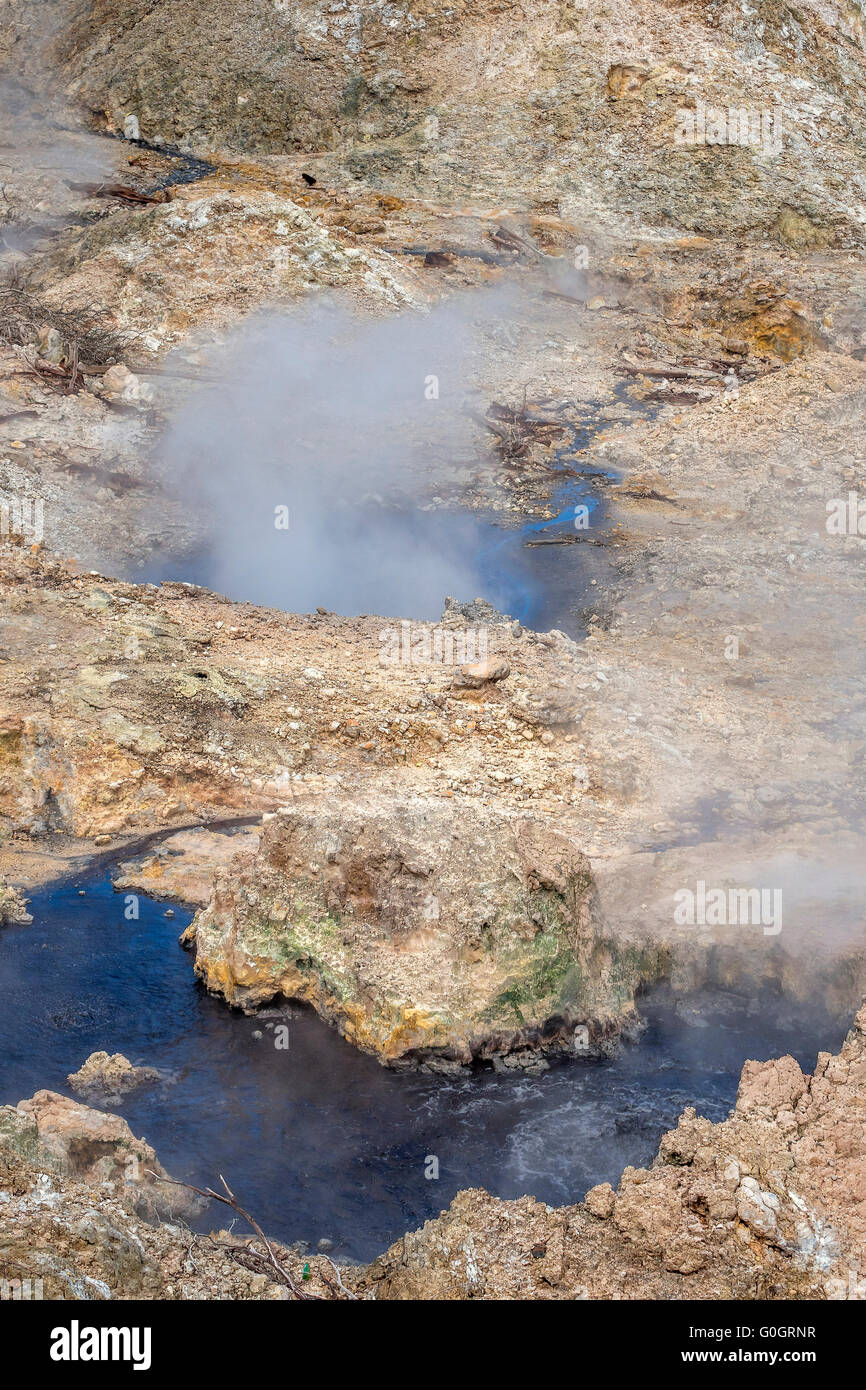 Volcanic Area Mount Soufriere St. Lucia West Indies Stock Photo - Alamy