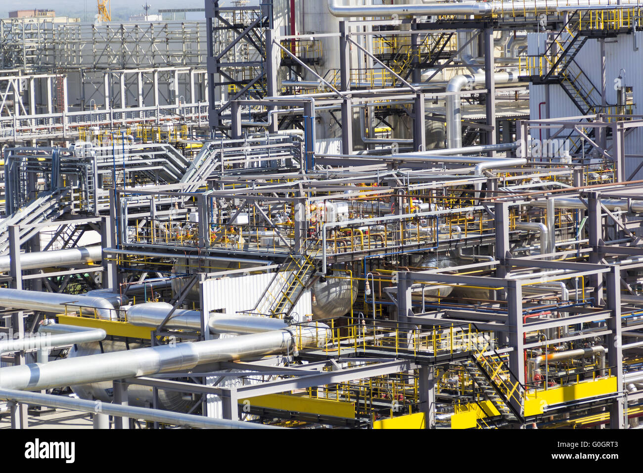 Steam pipe refinery hi-res stock photography and images - Alamy
