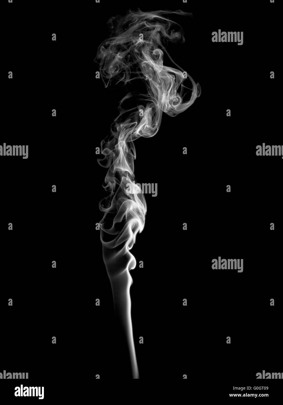 Abstract light smoke on a dark background Stock Photo - Alamy