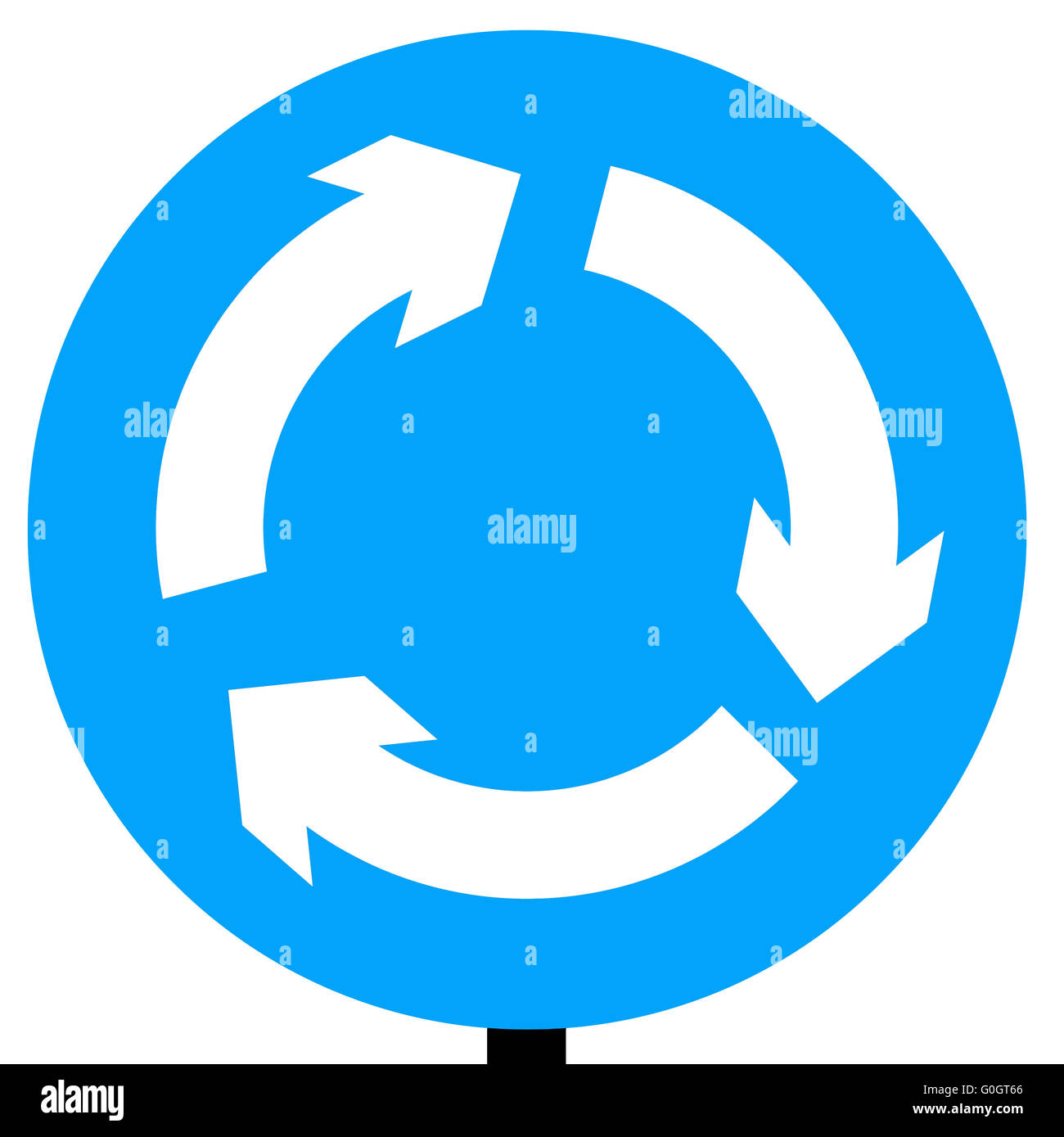 Mini Roundabout Sign High Resolution Stock Photography and Images - Alamy