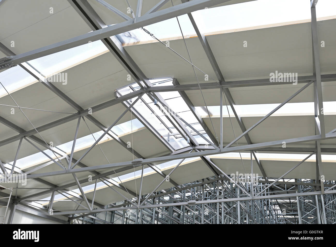 Skylight Window in Warehouse Stock Photo - Alamy