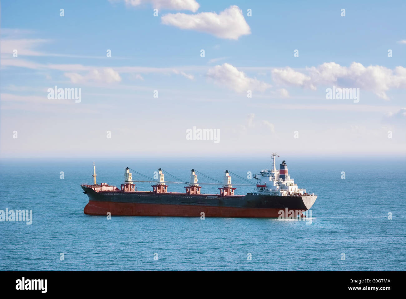 Bulk Carrier Ship Stock Photo - Alamy