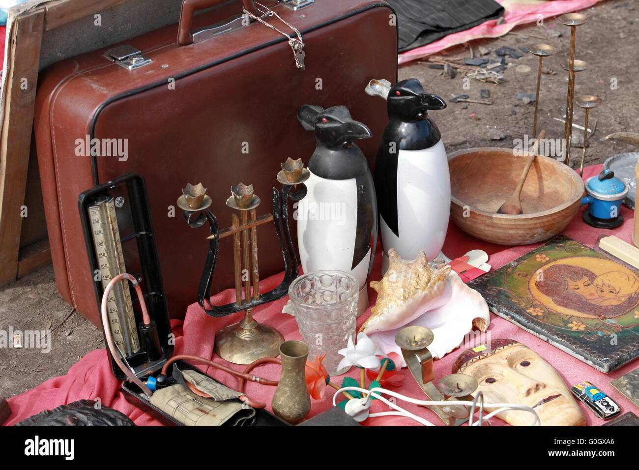 goods flea market Stock Photo - Alamy