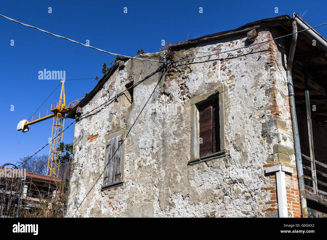 Old house under renovation Stock Photo - Alamy