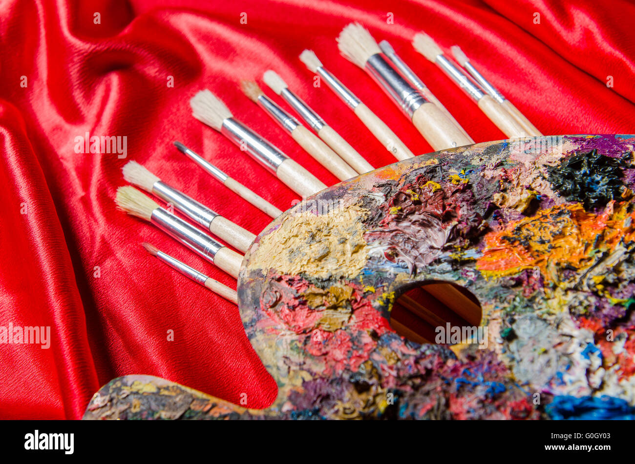 Artist Palette In Art Concept Stock Photo Alamy artist-palette-in-art-concept-stock-photo-alamy