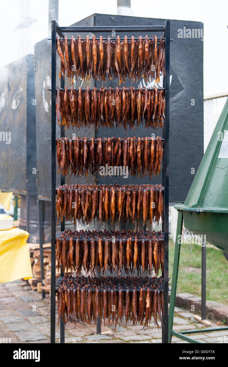 Cold smoked fish Stock Photo - Alamy