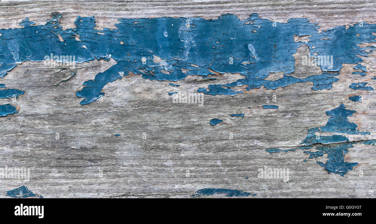 Peeling blue paint Stock Photo - Alamy