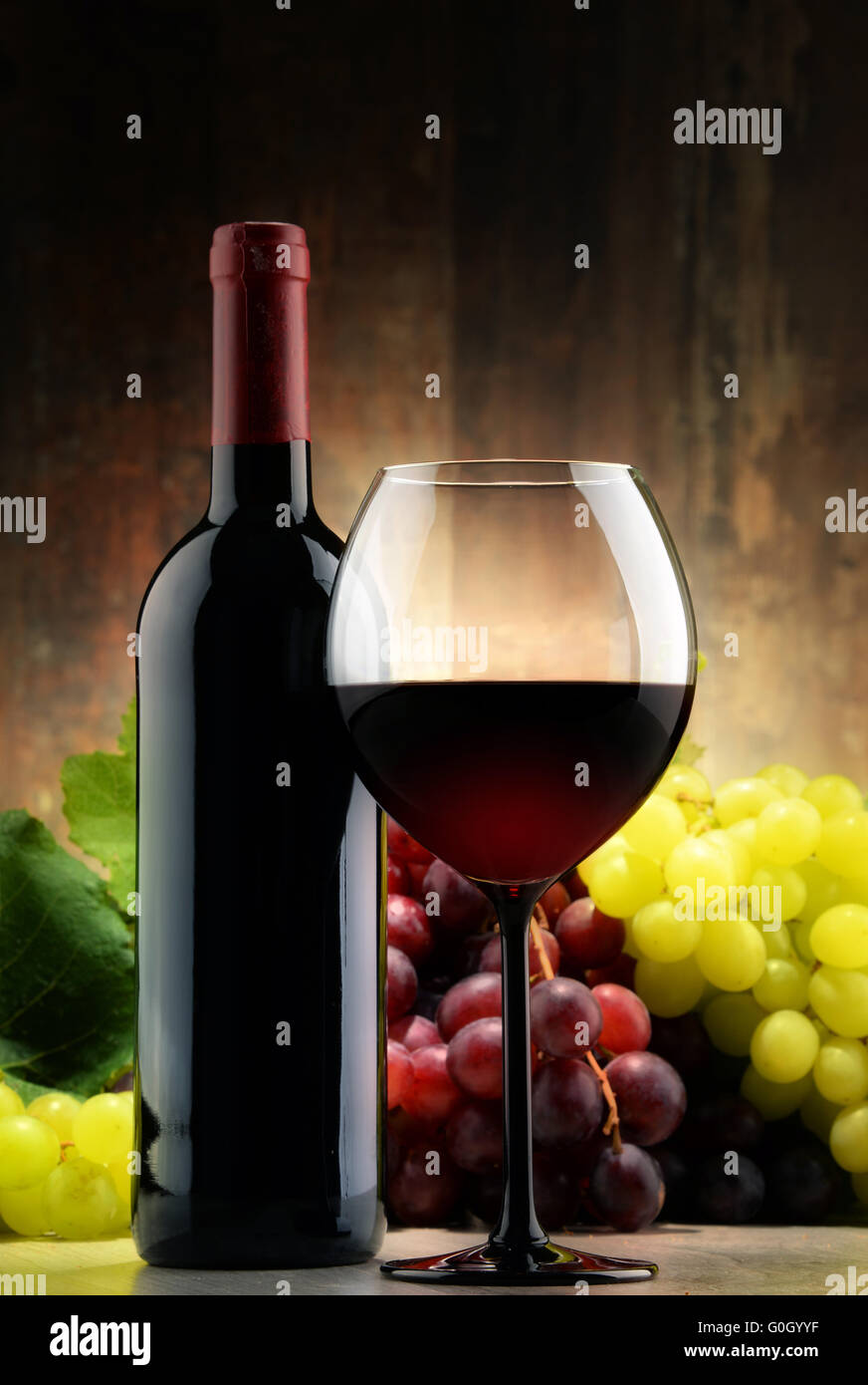 Composition with glass Stock Photo - Alamy