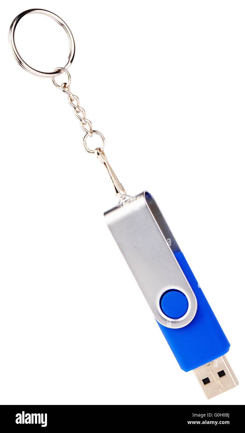 USB flash storage device isolated on the white Stock Photo - Alamy