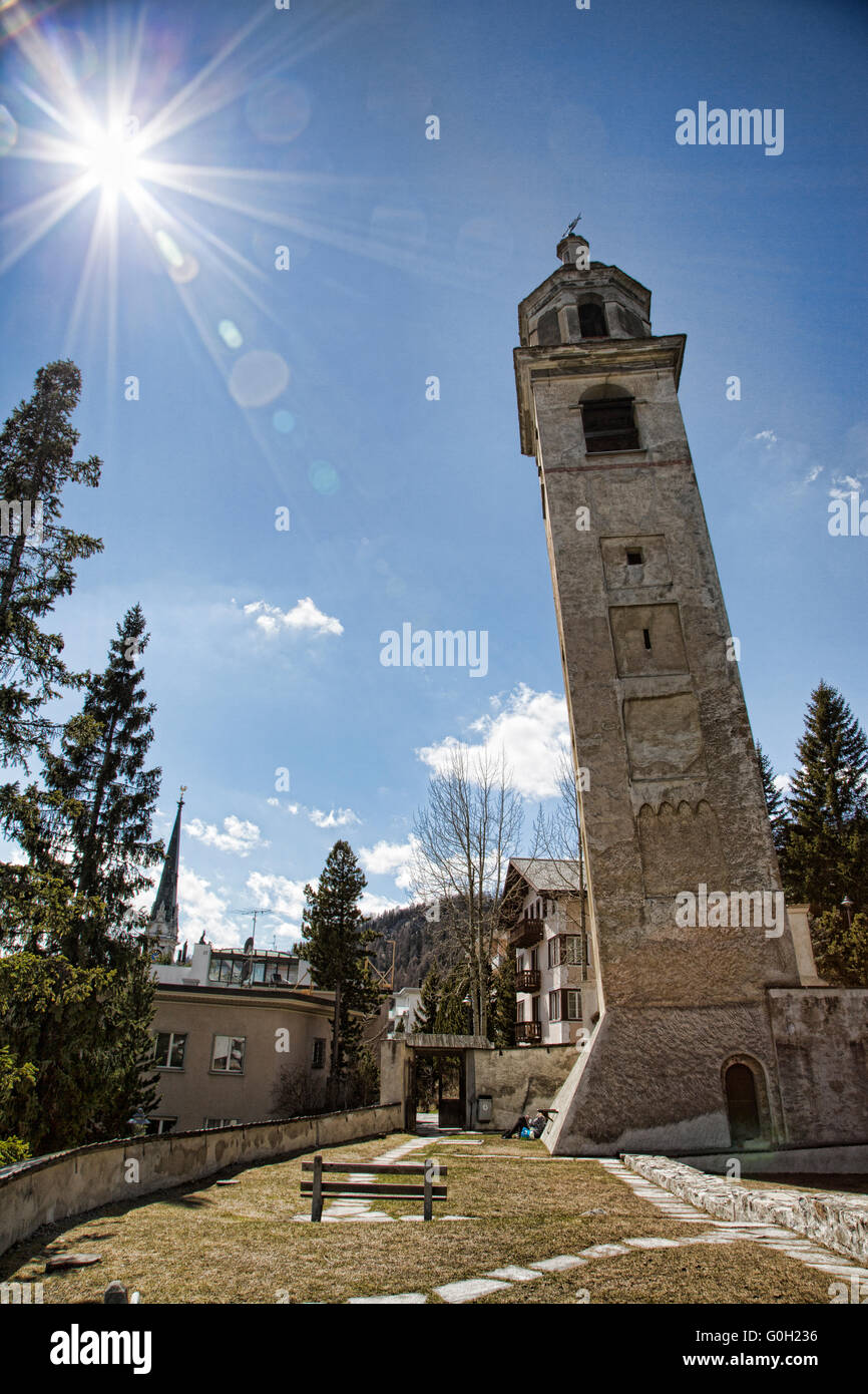 Leaning tower of st moritz hi-res stock photography and images - Alamy