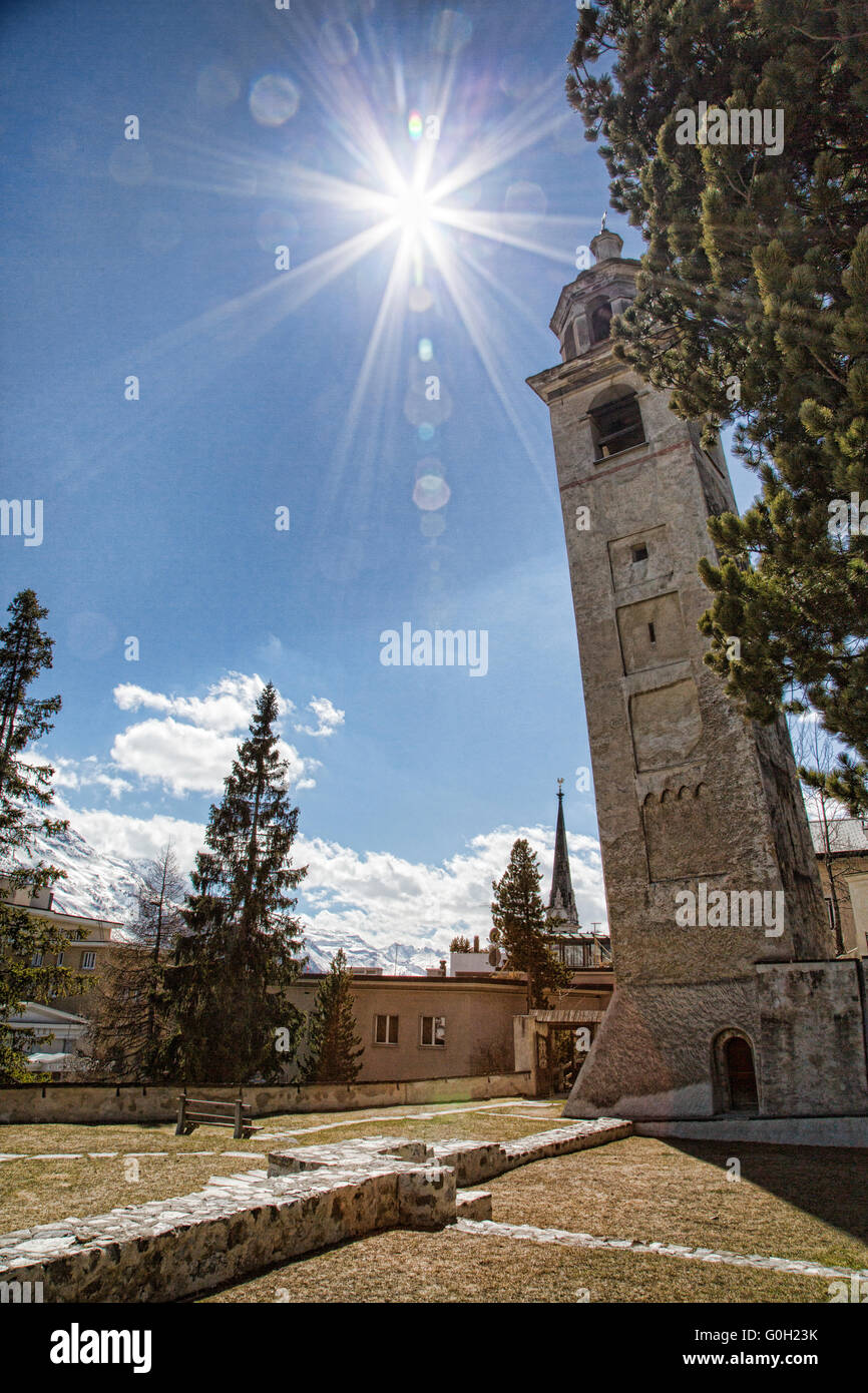Leaning tower of st moritz hi-res stock photography and images - Alamy