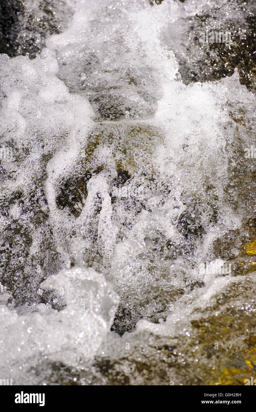 stream with waterfall Stock Photo - Alamy