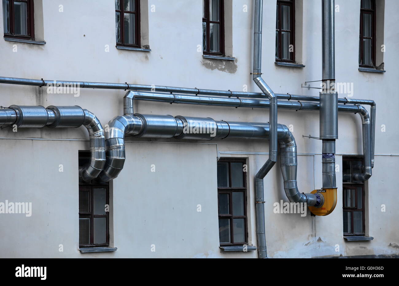 Ventilation pipes building hi-res stock photography and images - Alamy
