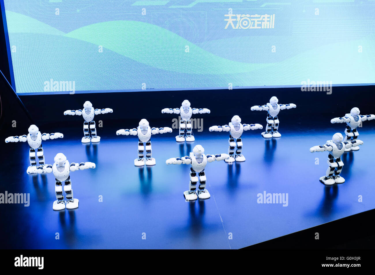 A group of small robots Stock Photo - Alamy