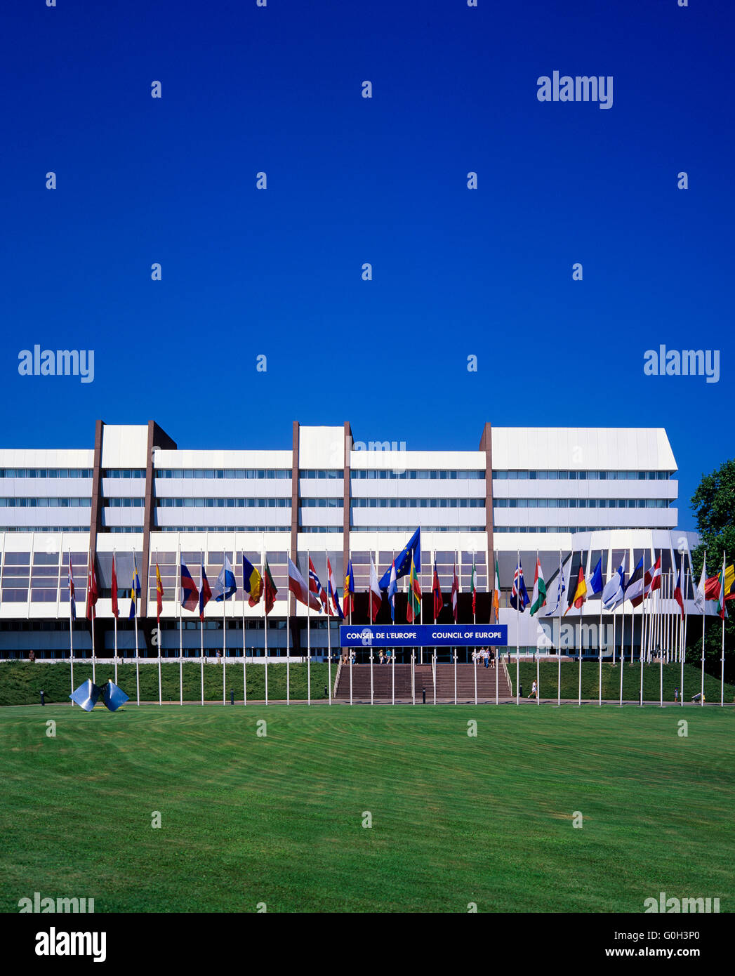 Council of Europe building, Palais de l'Europe, Strasbourg, Alsace ...