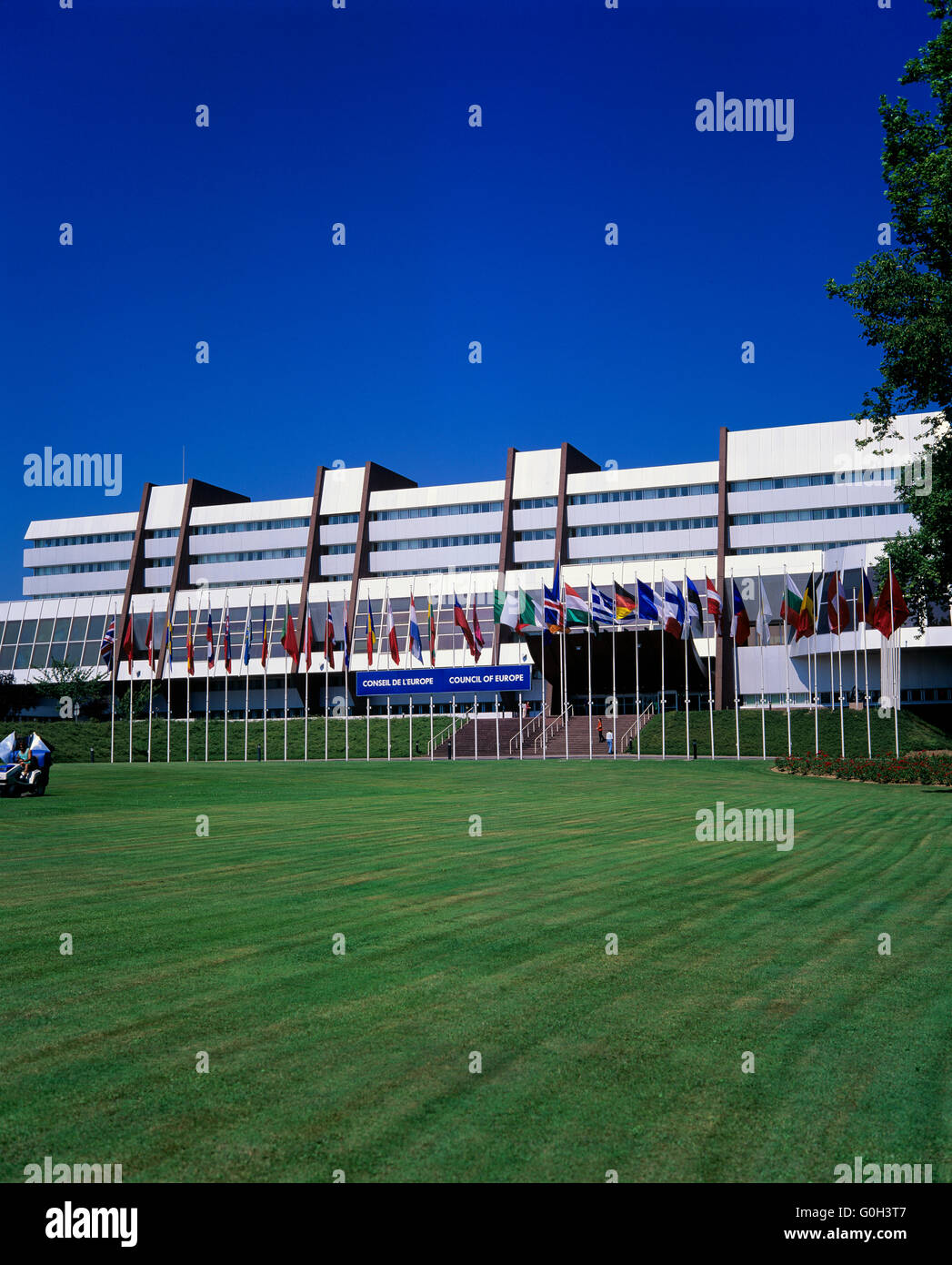 Council of Europe building, Palais de l'Europe, Strasbourg, Alsace ...