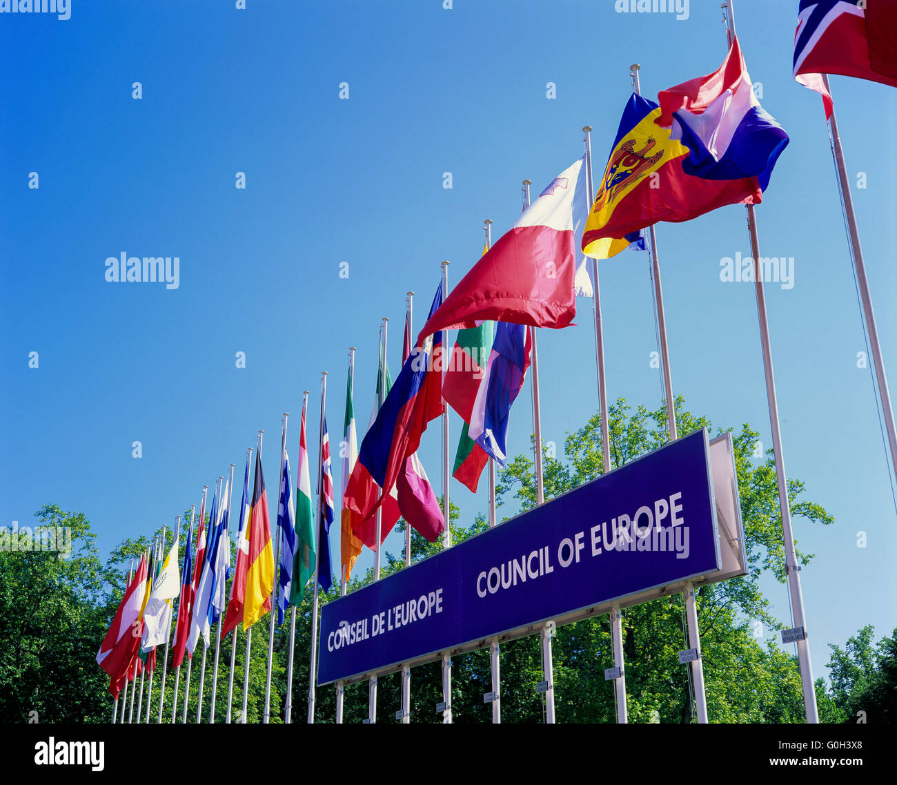 National flags of europe hi-res stock photography and images - Alamy