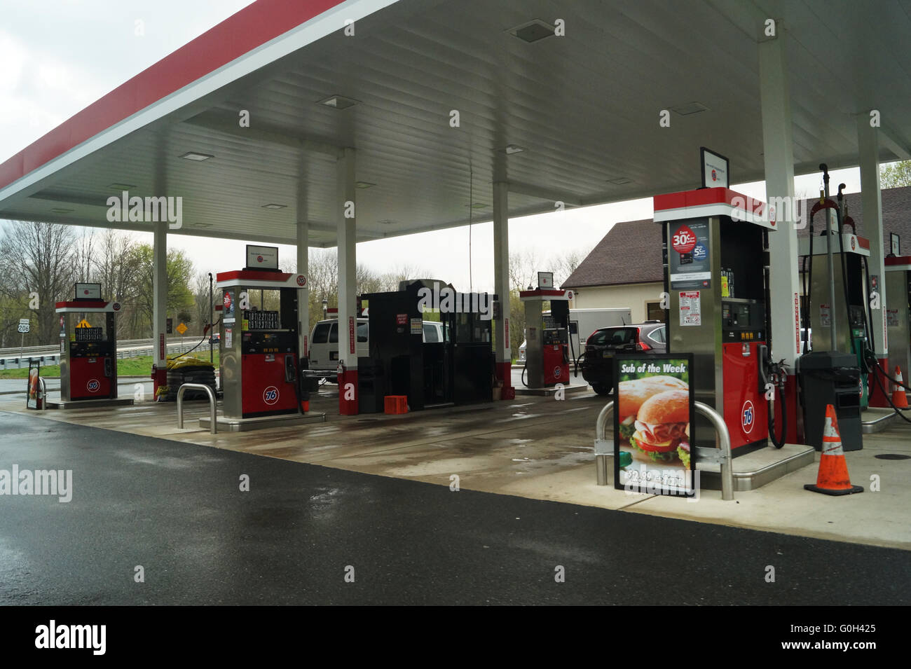 A gas station in Pennsylvania Stock Photo - Alamy