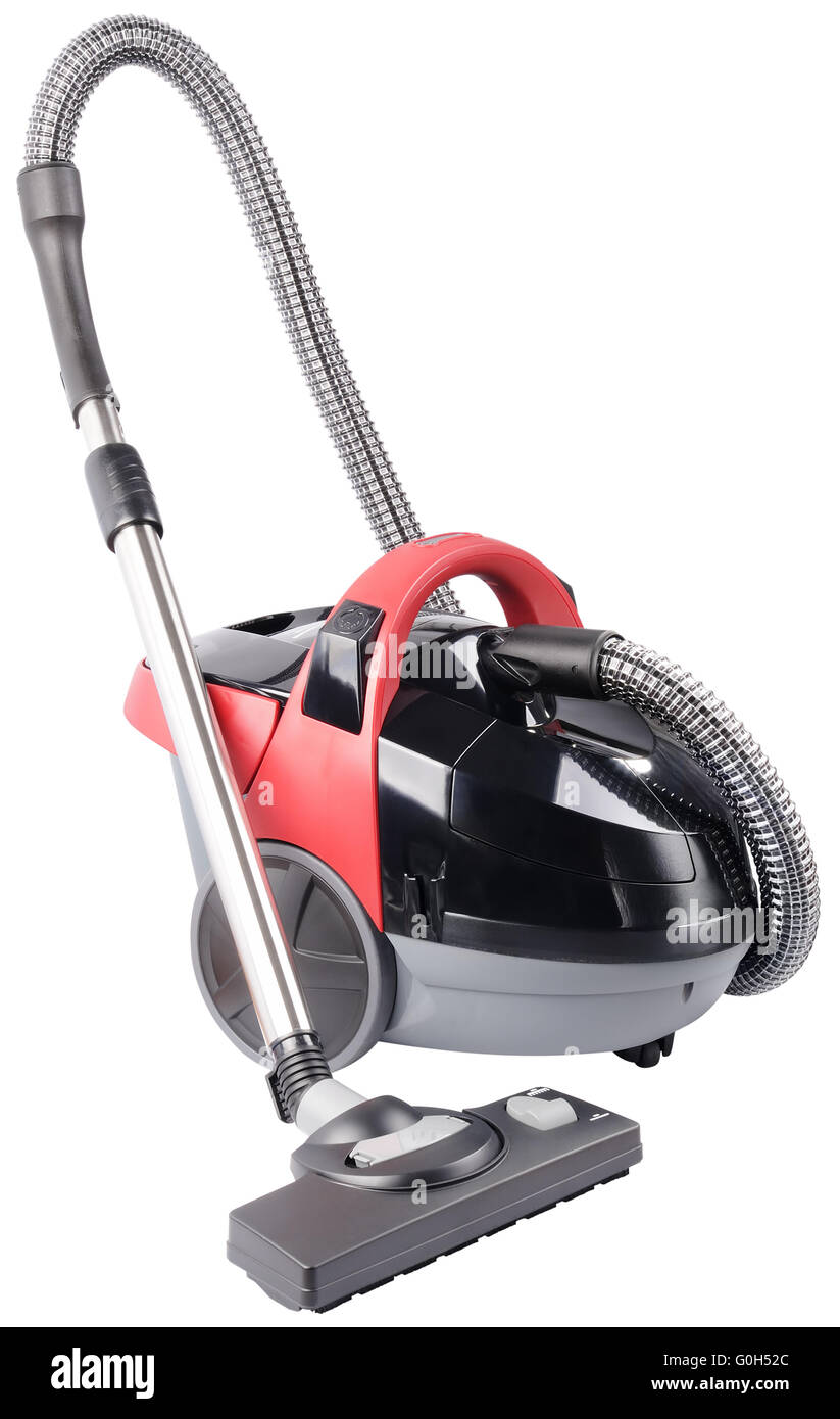 Vacuum cleaner isolated on the white background Stock Photo - Alamy