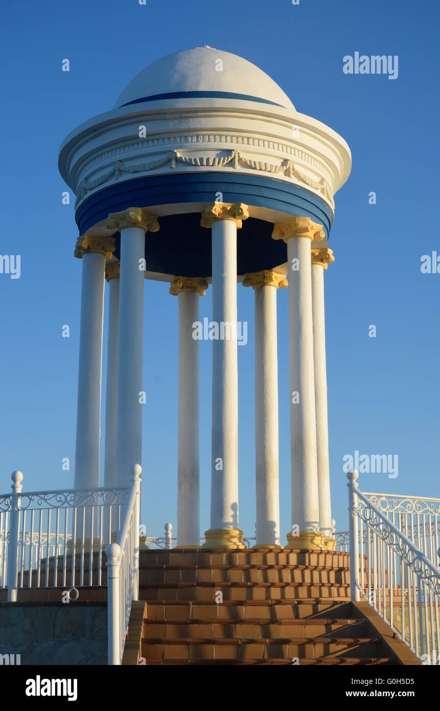White Dome with Blue Sky Stock Photo - Alamy
