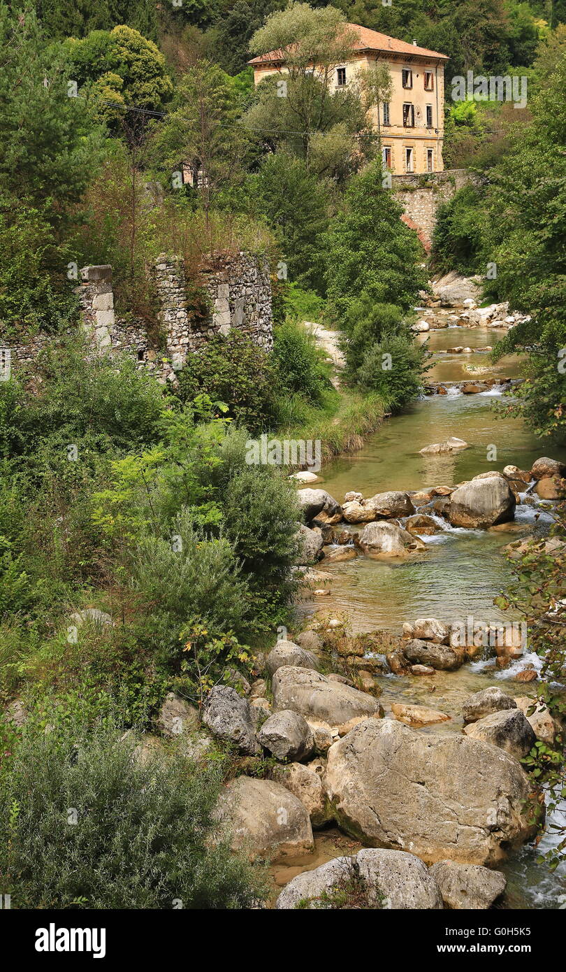 The Valley of the paper mills Stock Photo - Alamy