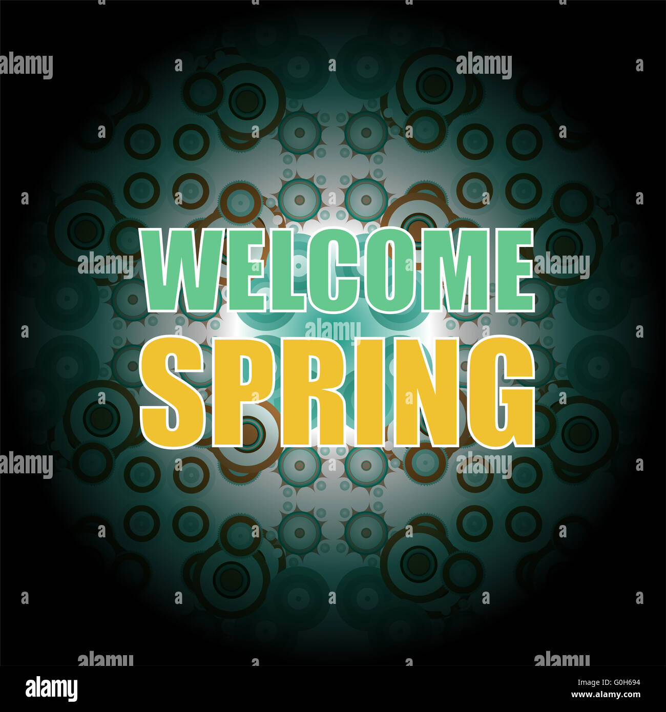 Welcome Spring Holiday Card. Welcome Spring Vector. Love background ...