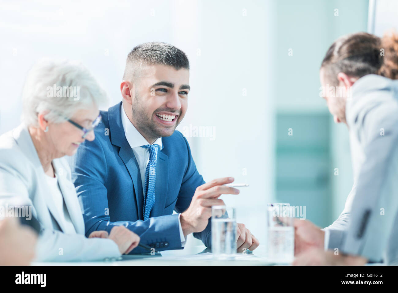 Teams discussion hi-res stock photography and images - Alamy