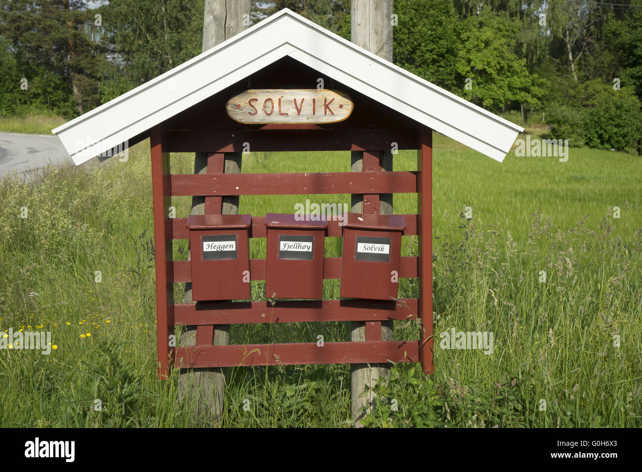 Briefkasten landschaft hi-res stock photography and images - Alamy