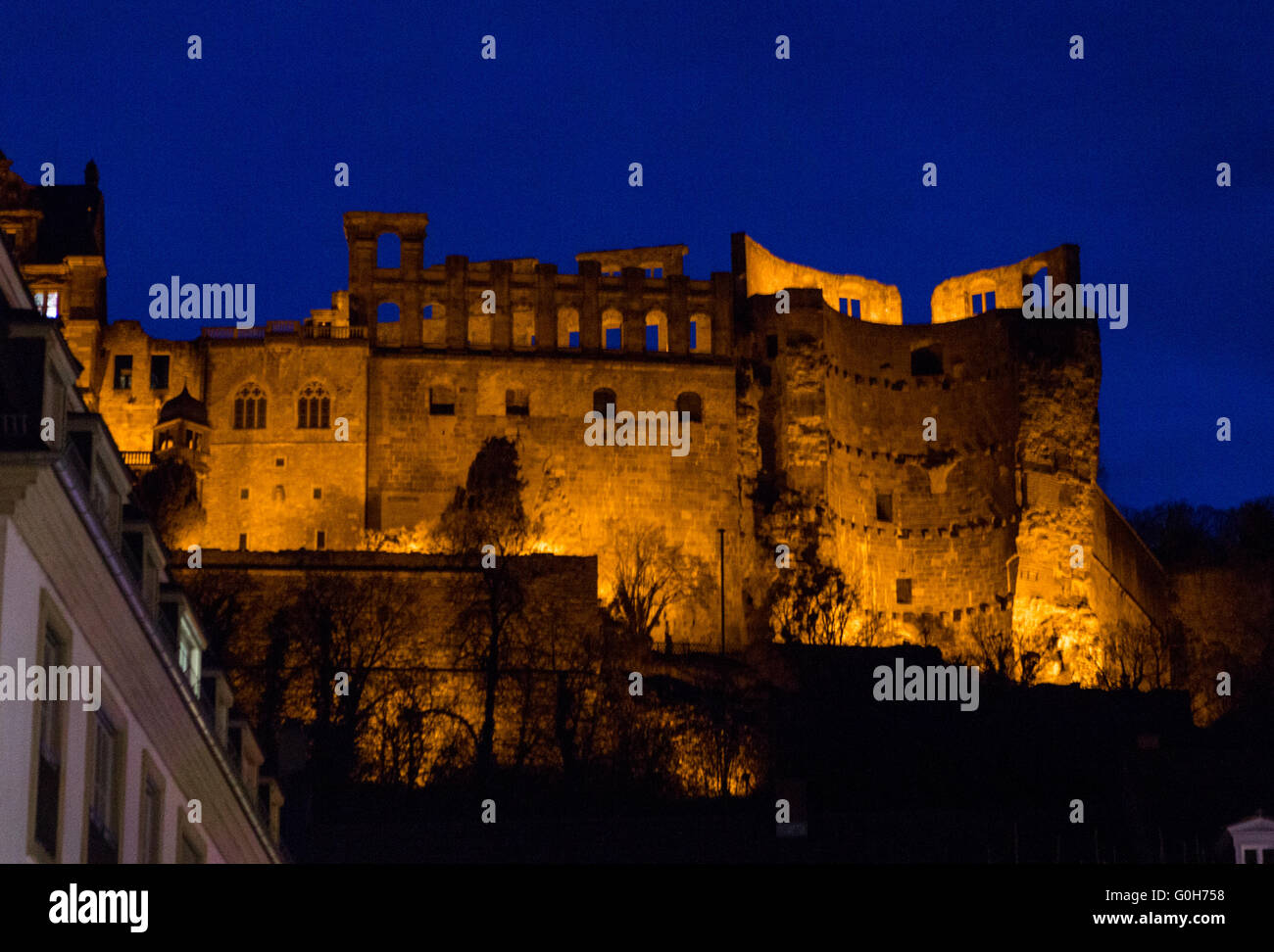 Heidelberg stone bridge gate hi-res stock photography and images - Alamy